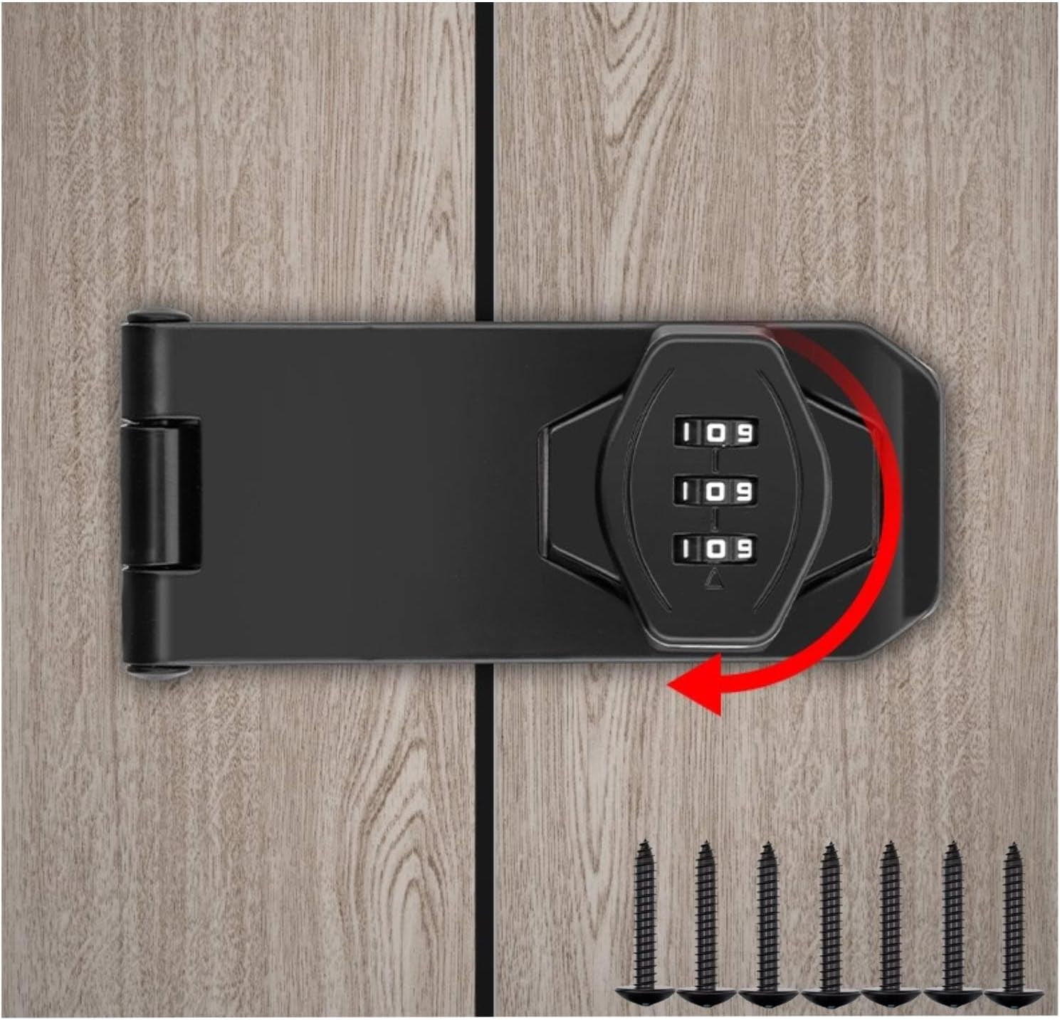 Keyless Cabinet Locks with Combination, 3-Digit Combo Lock for Cabinets ...