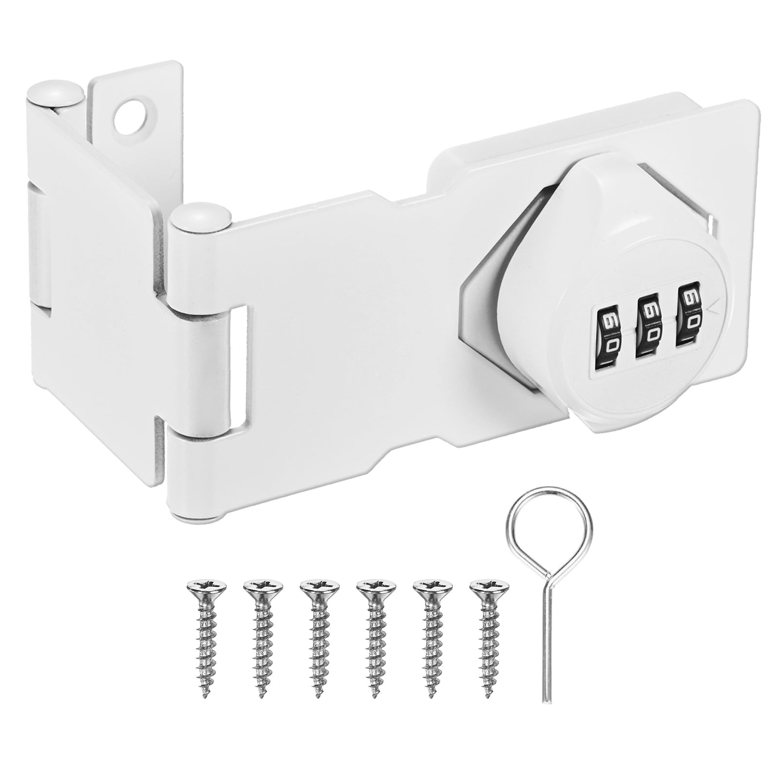 Keyless Combination Lock, 3.78" Zinc Alloy Mechanical Password Twist ...