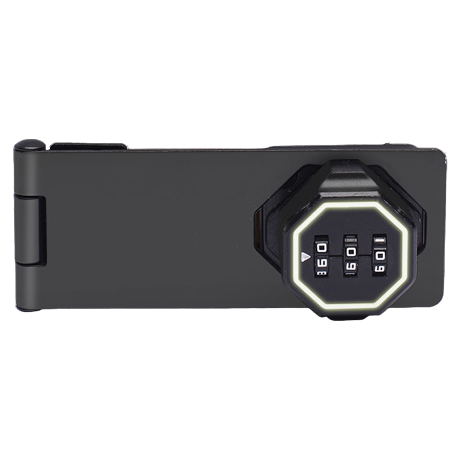 Keyless Combination Lock 3-Digit Combination Lock Cabinet Password Hasp ...