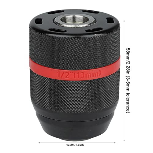 Keyless Drill Chuck, 1/2-20UNF Mount 2~13mm Keyless Hand Drills Chuck ...