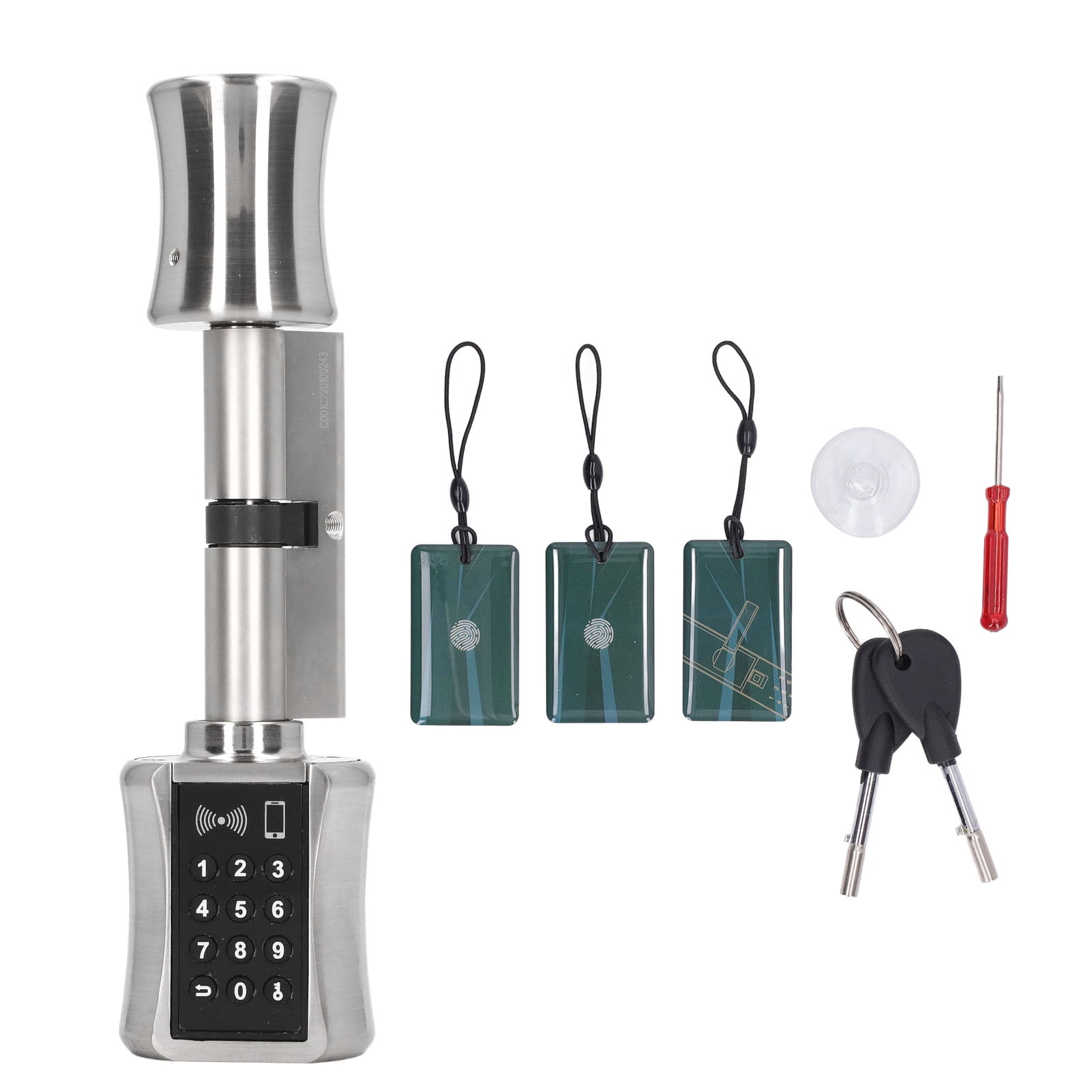 Keyless Electric Lock Stainless Steel Brass Low Consumption Smart ...