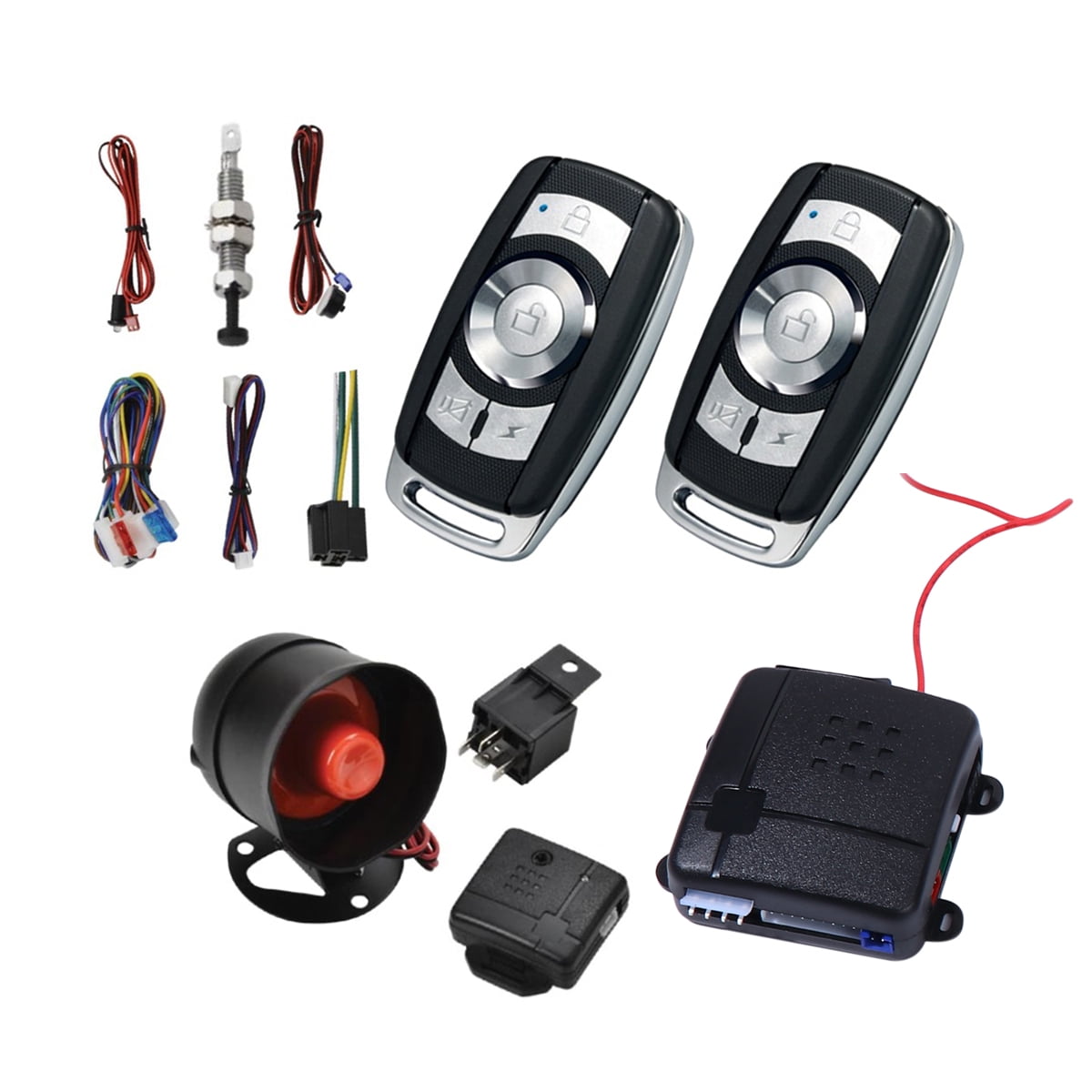 Keyless Entry Car Kit Cars Remote Control Auto Anti-theft System ...