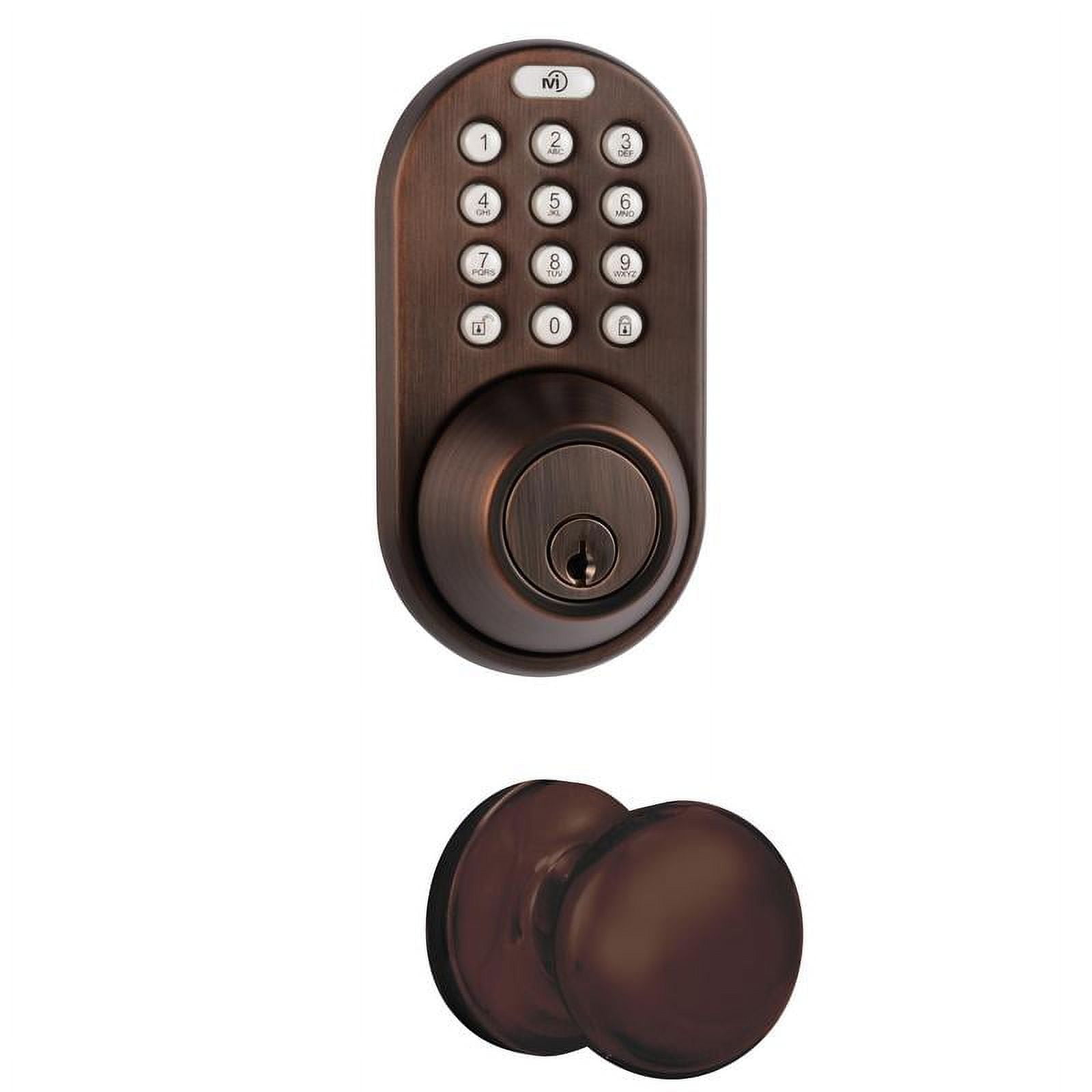 Keyless Entry Deadbolt and Door Knob Lock Combo Pack with Electronic ...