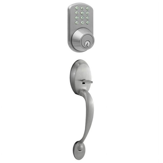 Keyless Entry Deadbolt and Handleset Door Lock with Electronic Digital ...