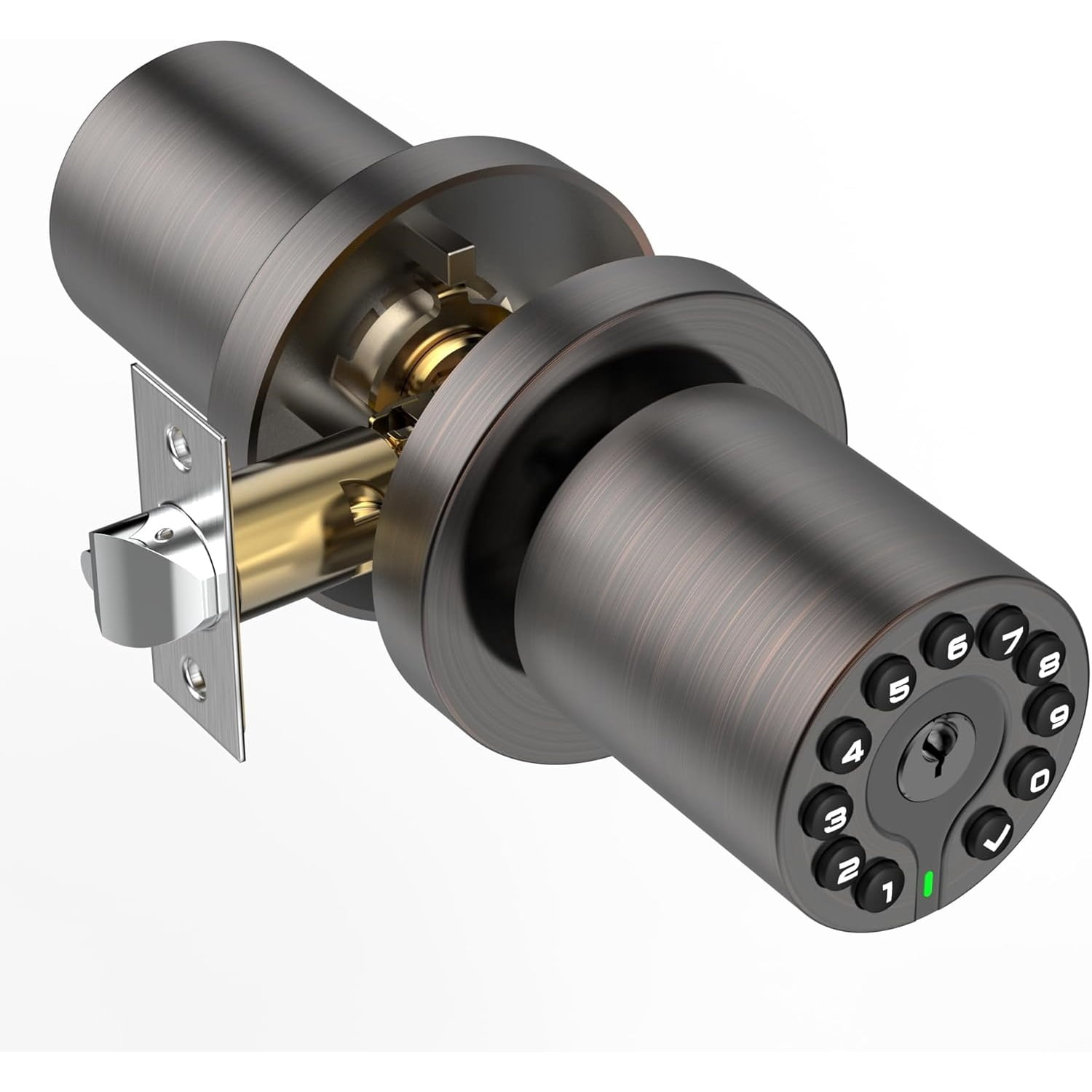 Keyless Entry Door Lock with 2 Lever Handles - Electronic Keypad ...