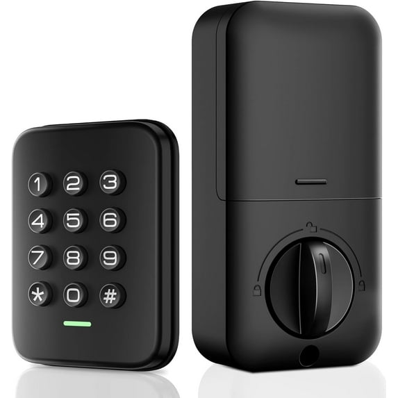 Keyless Entry Door Lock, Electronic Keypad Deadbolt, Easy Installation ...