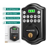 Keyless Entry Door Lock, Electronic Keypad Deadbolt, Keyed Entry, Auto ...