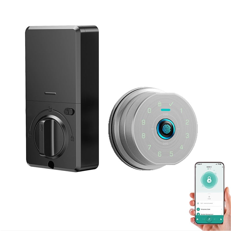 Keyless Entry Door Lock,Keypad with Code & Palm Vein Recognition Smart ...
