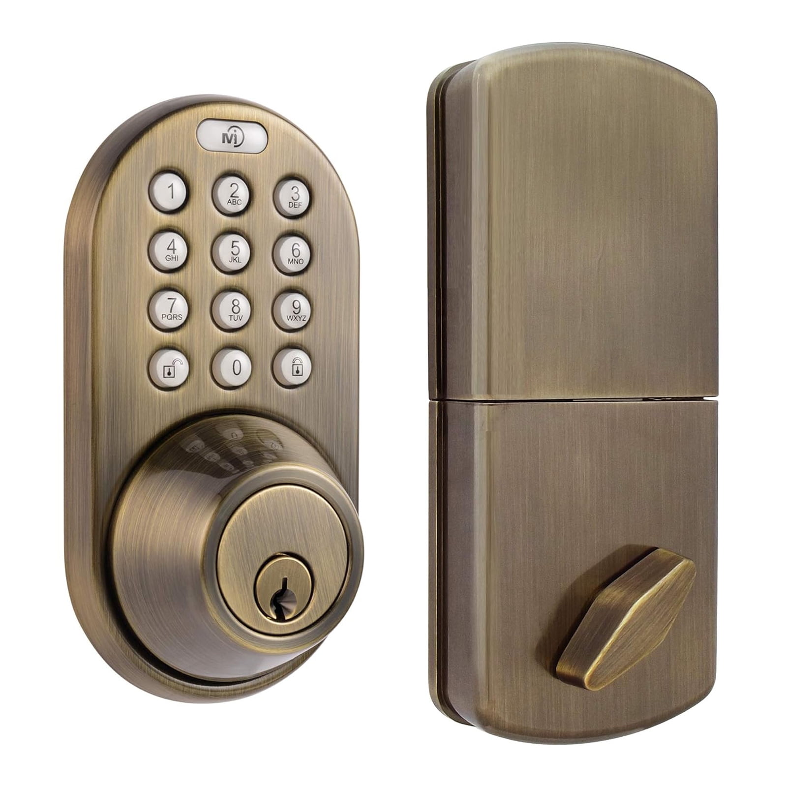 Keyless Entry Door Lock, Keypad Deadbolt Lock with One-Touch Locking ...