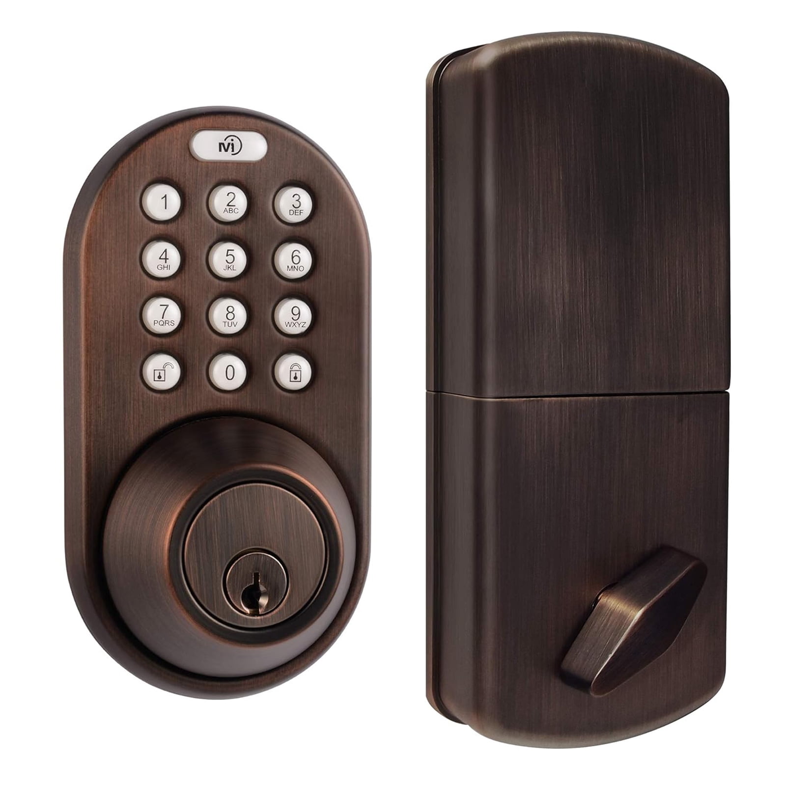 Keyless Entry Door Lock, Keypad Deadbolt Lock with One-Touch Locking ...