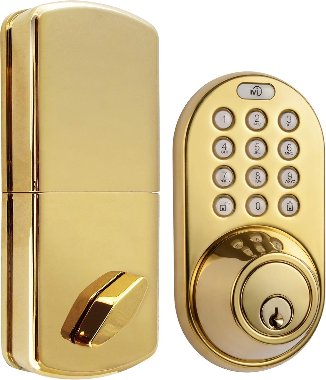 Keyless Entry Door Lock, Keypad Deadbolt Lock with One-Touch Locking ...