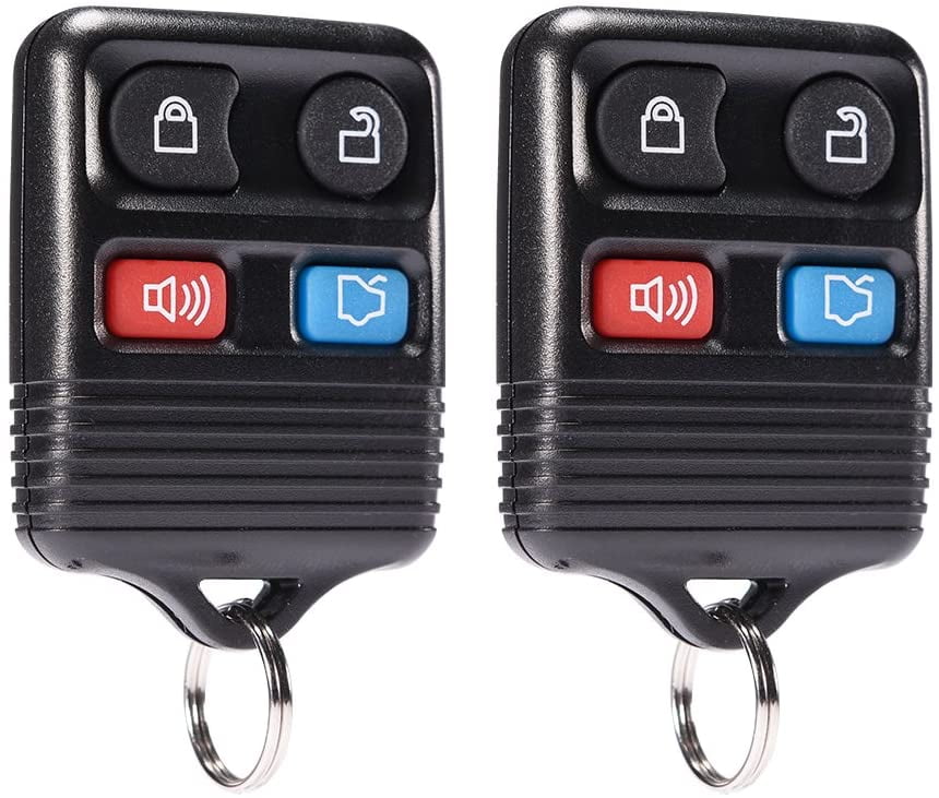 Keyless Entry Remote Control - Car Key Fob 4 Button Clicker Transmitter ...