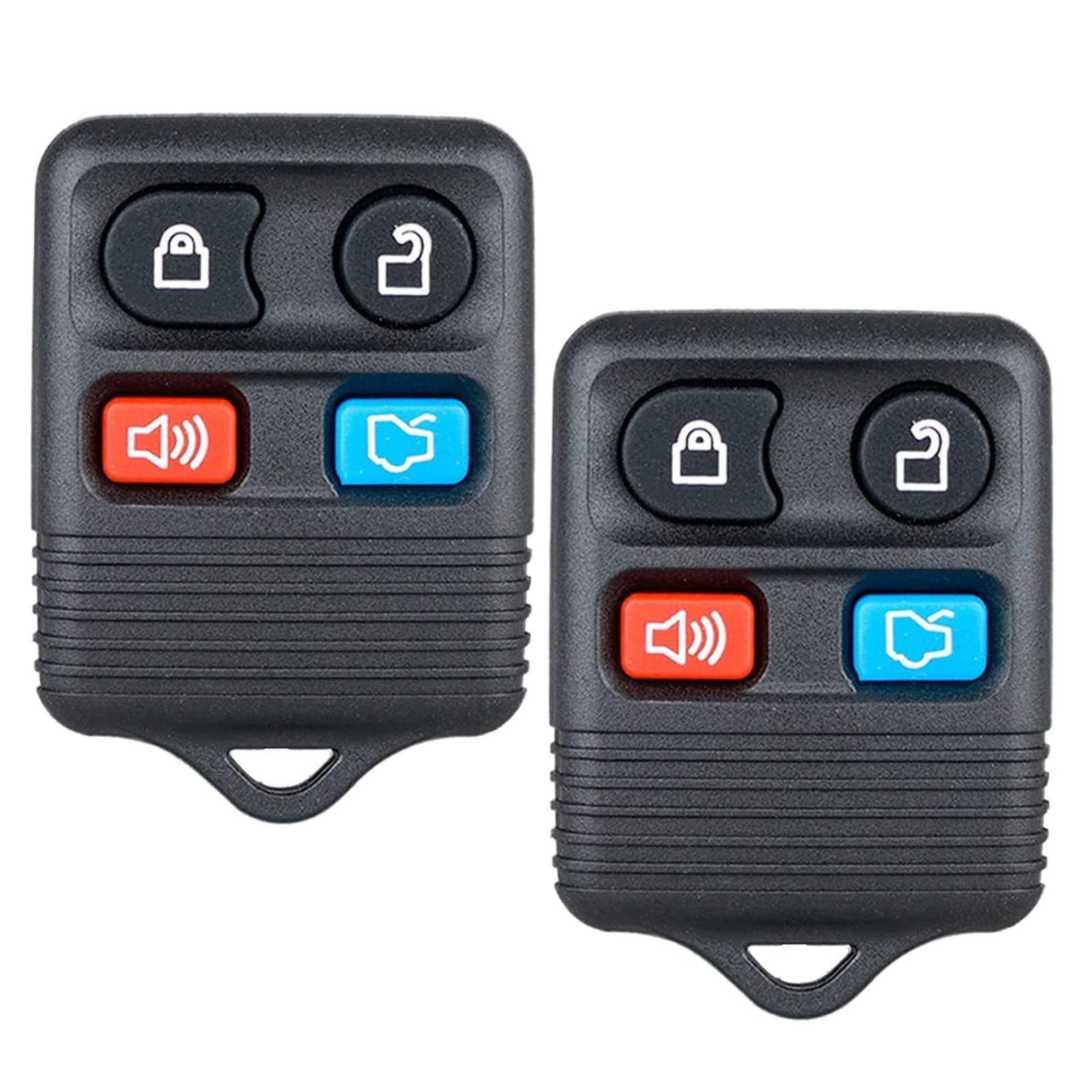 Keyless Entry Remote Control Fob Set for Ford Vehicles 1998-2014 ...