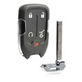 Keyless Entry Remote Key Fob Replacement 5-Button for 2021-2024 GMC ...