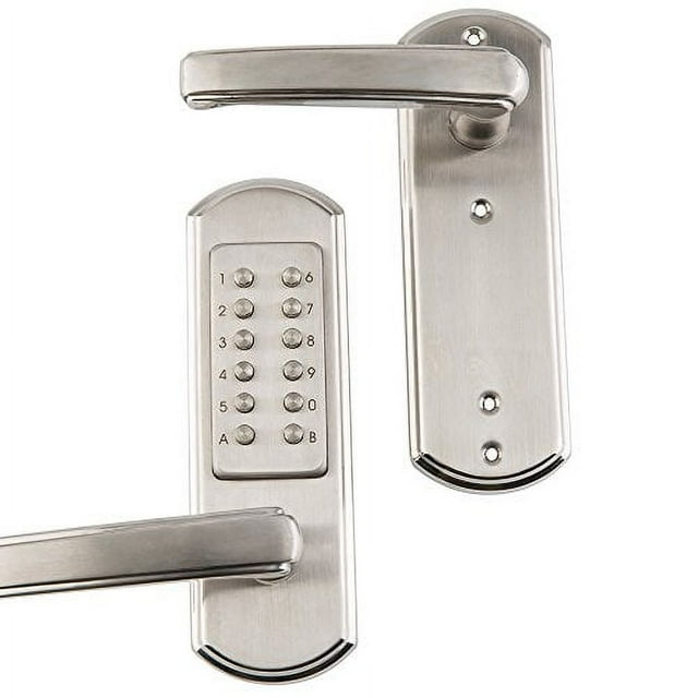 Keyless Mechanical Combination Door Lock Digital Code Keypad Security ...