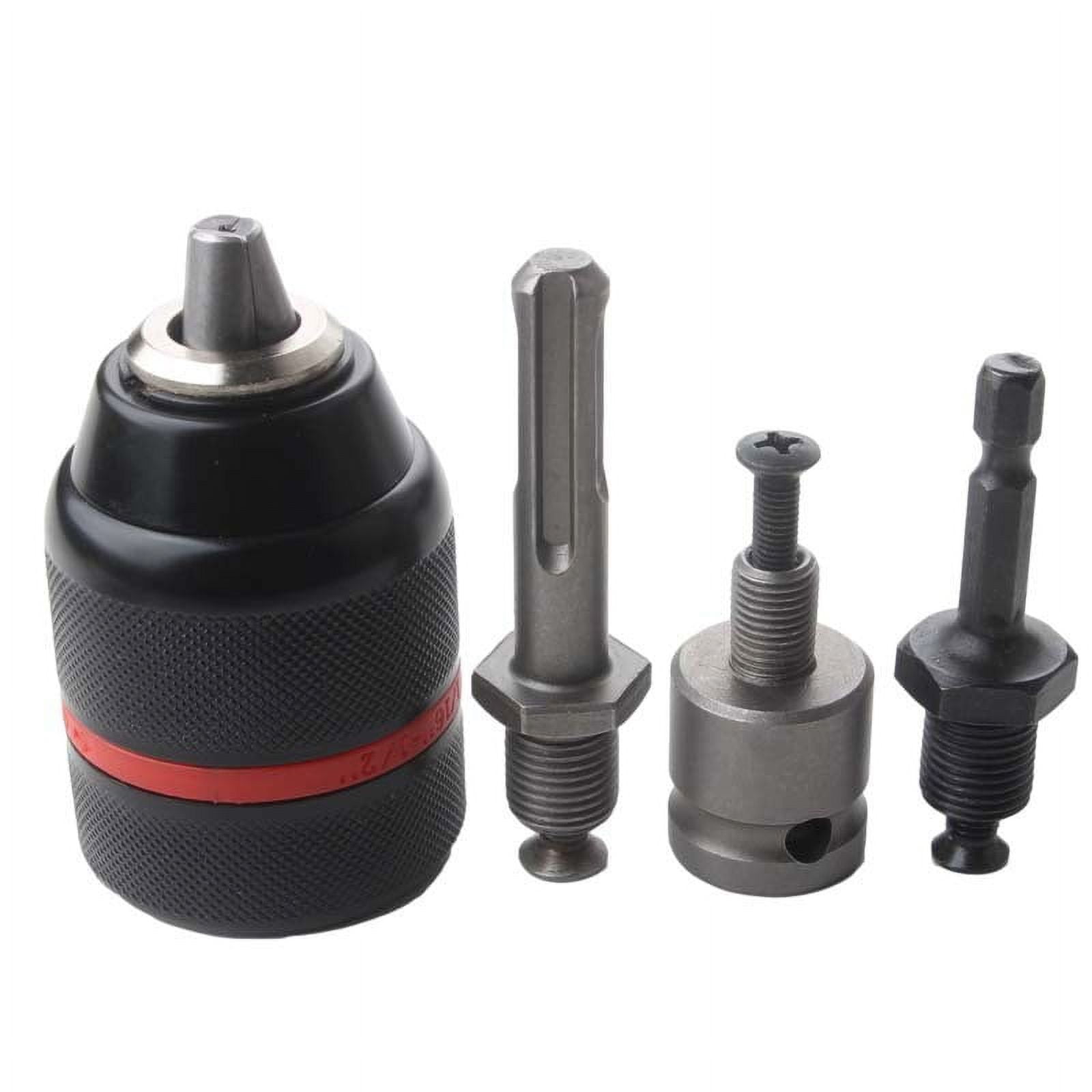 Keyless Metal Drill Chuck Quick Change Adapter for Standard Shank, 0.5 ...