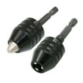 Keyless Mini Drill Chuck Drilling Adapter Converter Self-lock Adaptor ...
