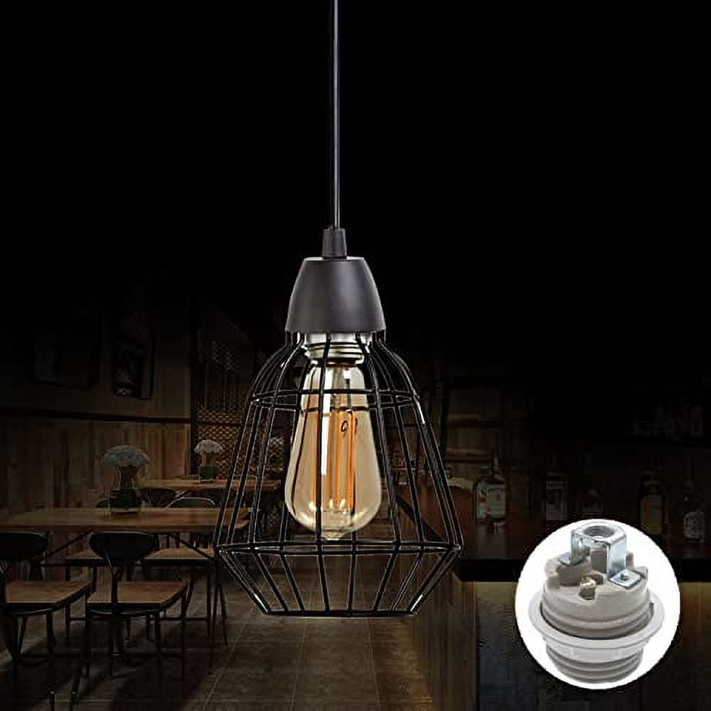 Keyless Porcelain Threaded Socket,TWDRTDD Medium Base E26 Threaded ...