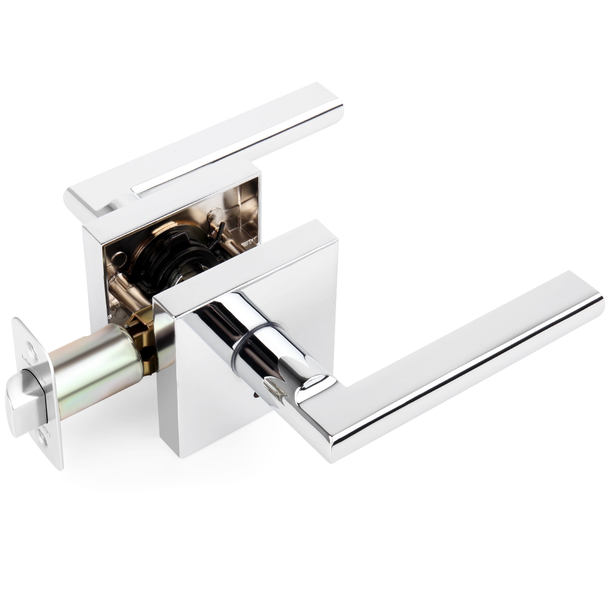 Keyless Privacy Door Lever Square Heavy Duty Door Lock Witout Keys Door ...