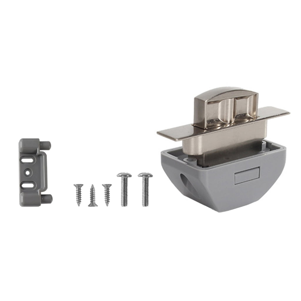 Keyless Push Cabinet Locks, Metal Push Button,Campers Cupboard Knob ...