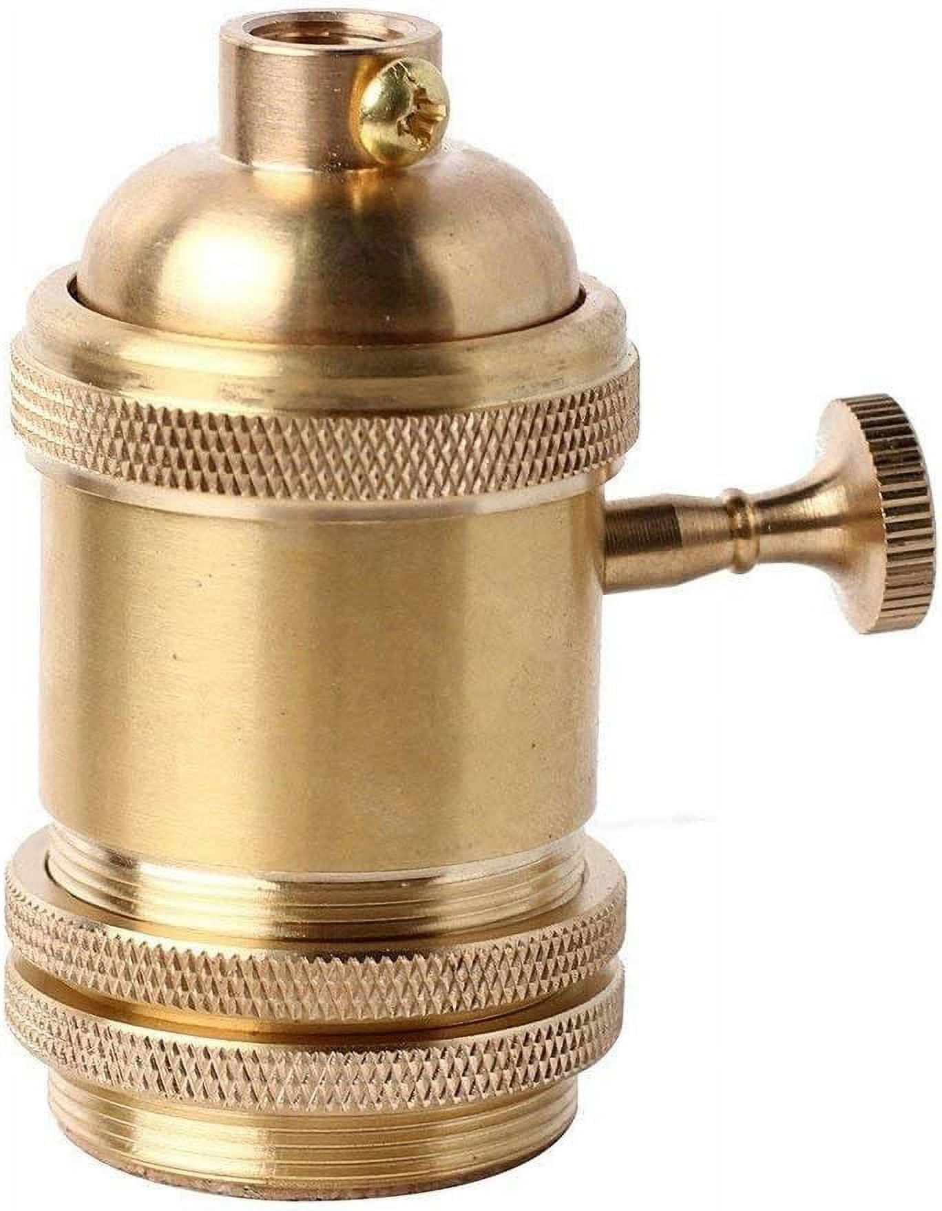 Keyless Socket Lamp Holder, UL Listed, for DIY Cloth Covered Electrical ...