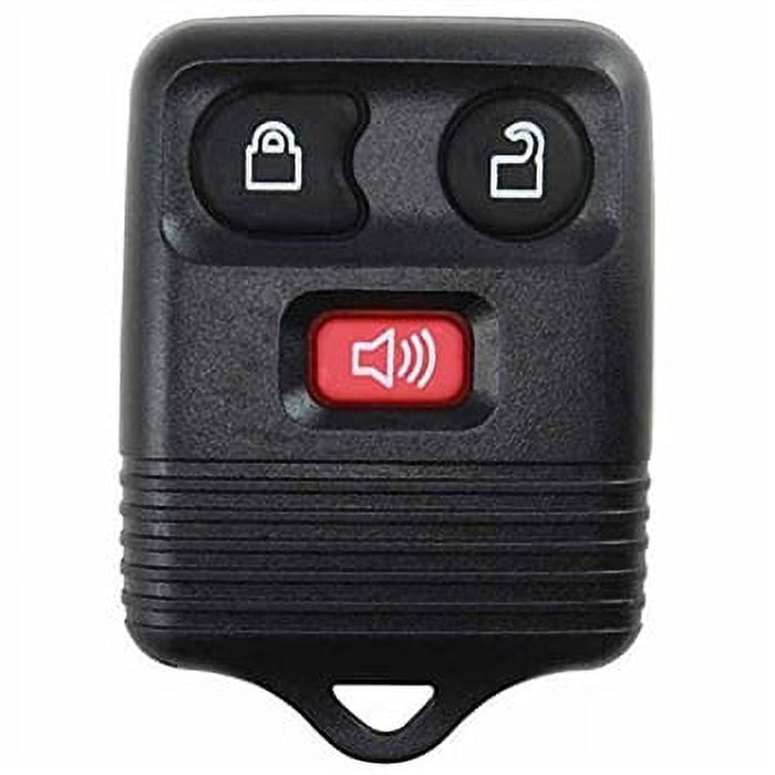 KeylessOption Black Replacement 3 Button Keyless Entry Remote Control ...