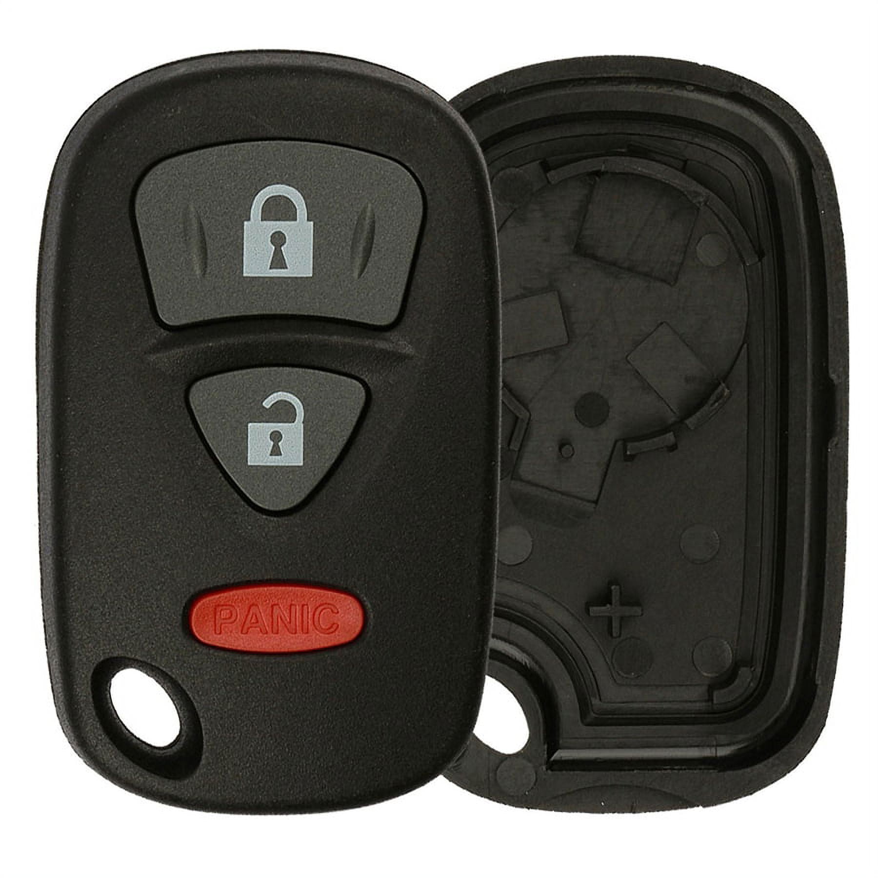 KeylessOption Keyless Entry Remote Car Key Fob Case Shell Pad ...