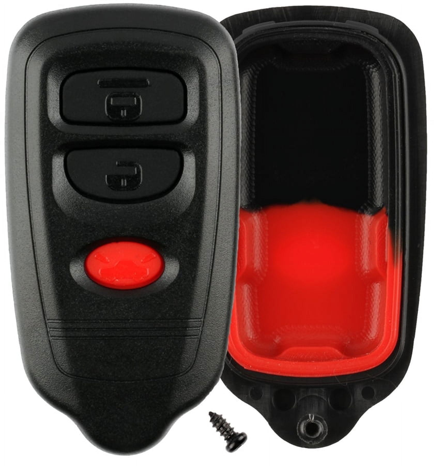 KeylessOption Keyless Entry Remote Car Key Fob Shell Case Pad Cover ...