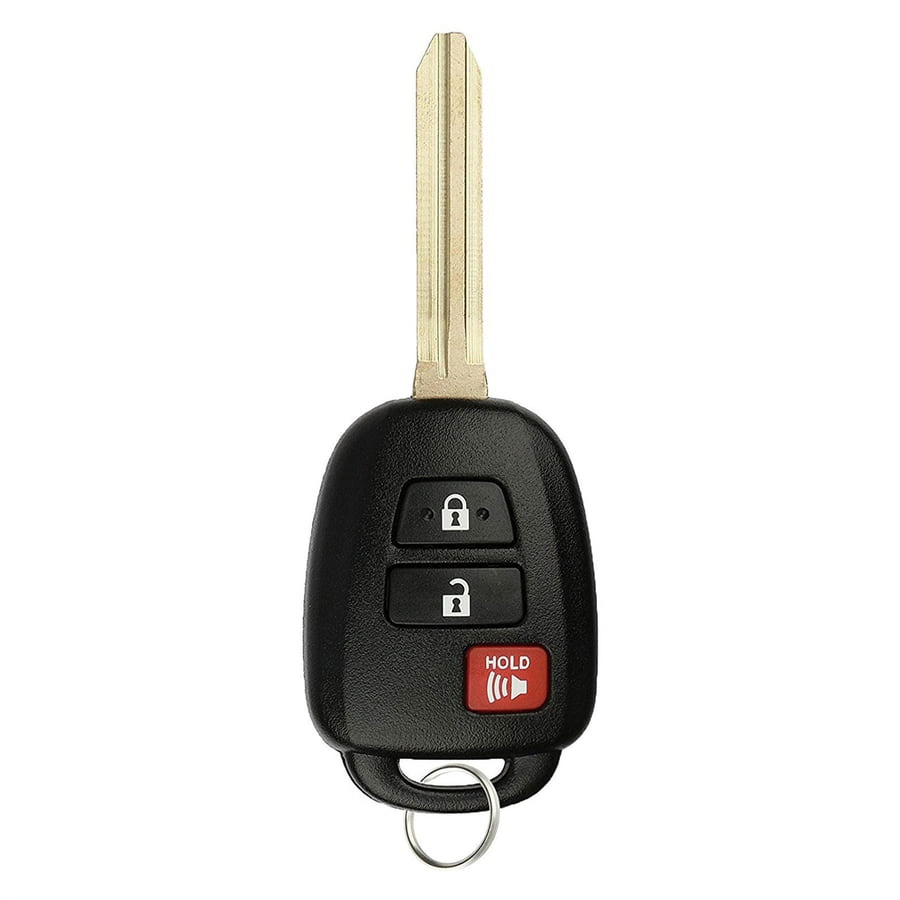 KeylessOption Keyless Entry Remote Car Uncut Ignition Key Fob ...