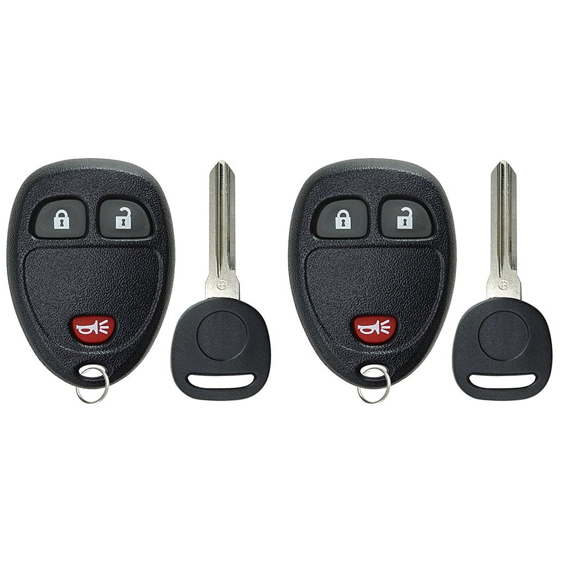 KeylessOption Keyless Entry Remote Control Car Key Fob Replacement ...