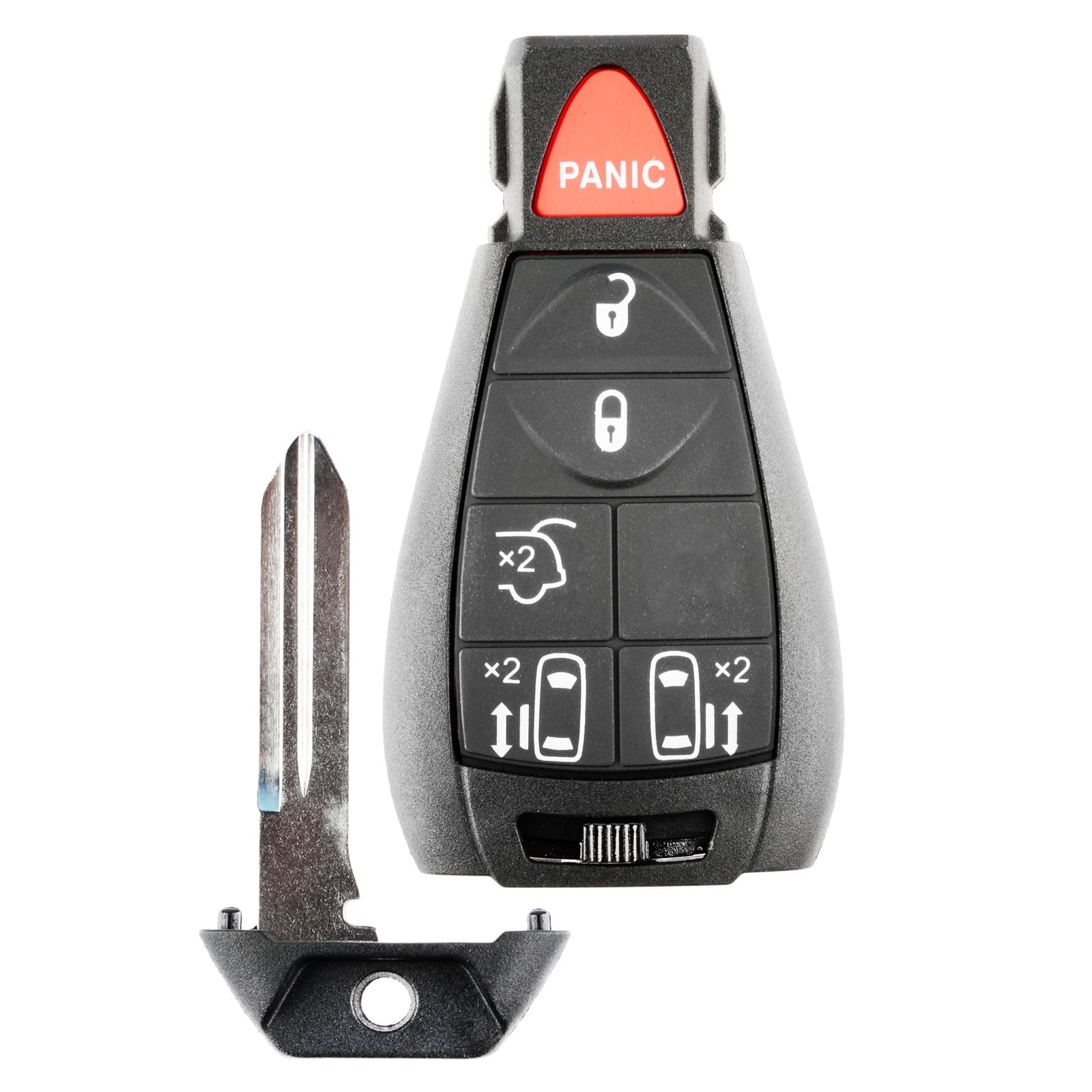 KeylessOption Keyless Entry Remote Control Car Key Fob Starter Alarm ...