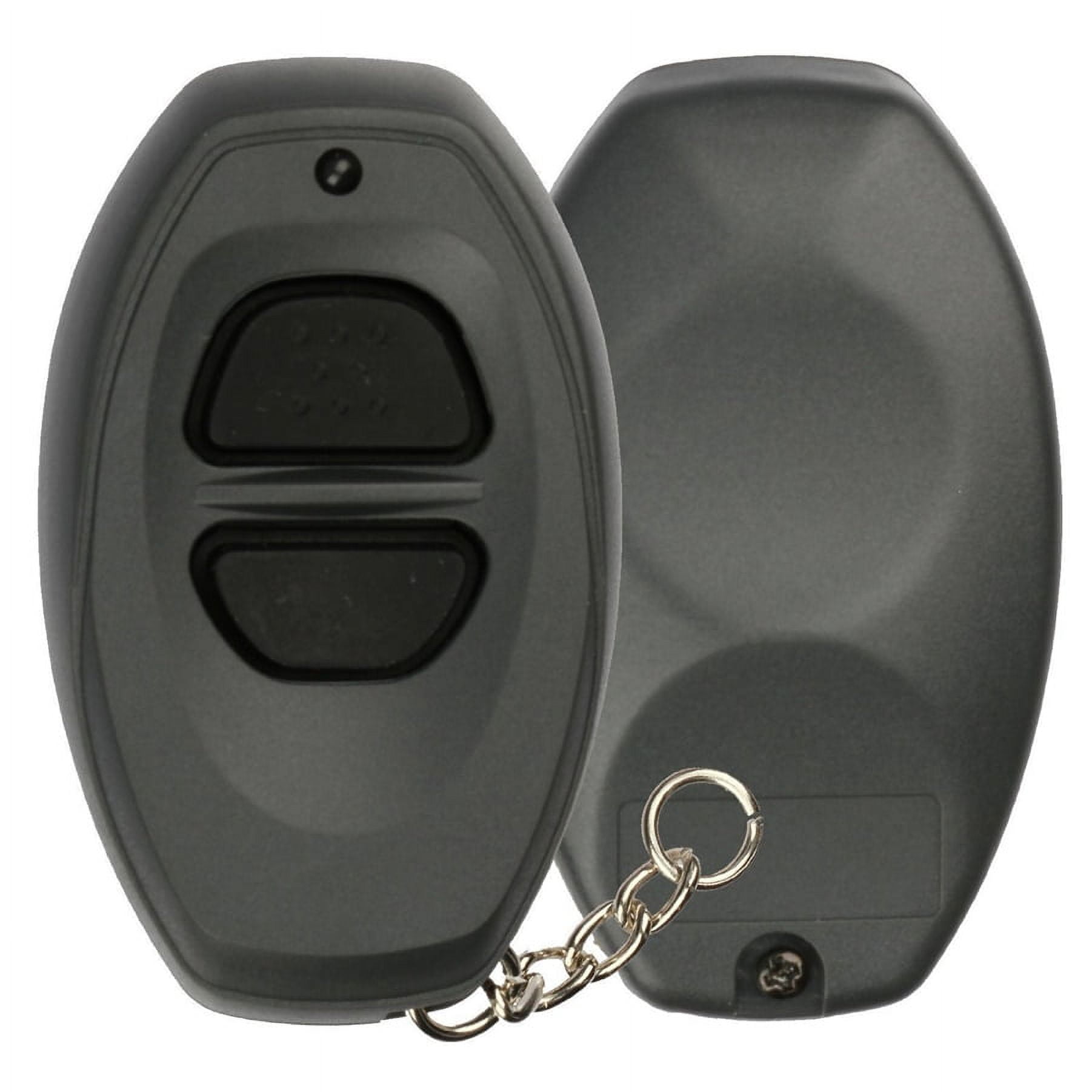 KeylessOption Keyless Entry Remote Control GREY Car Key Fob Shell Case ...