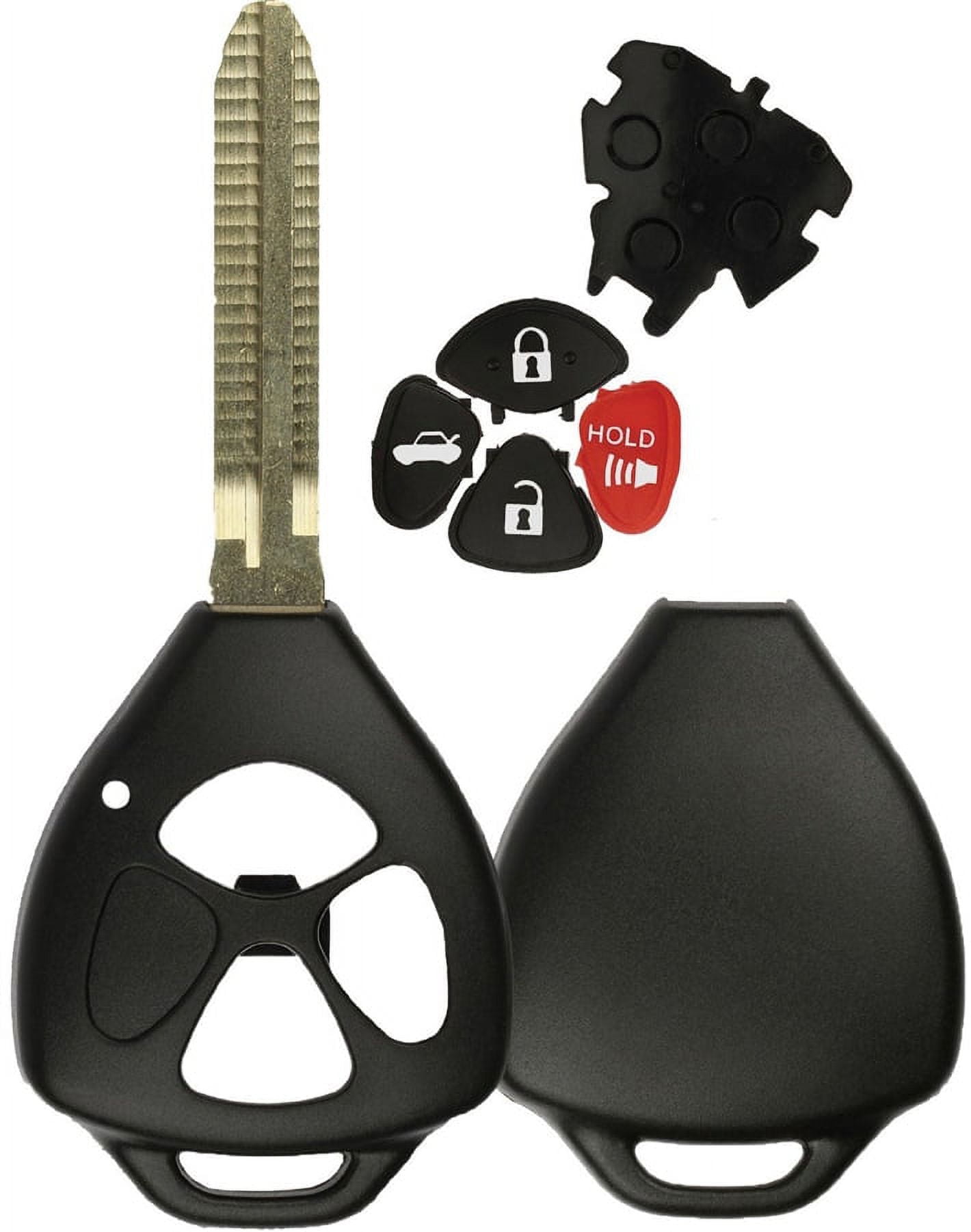 KeylessOption Keyless Entry Remote Fob Blank Key Blade Shell Case for ...