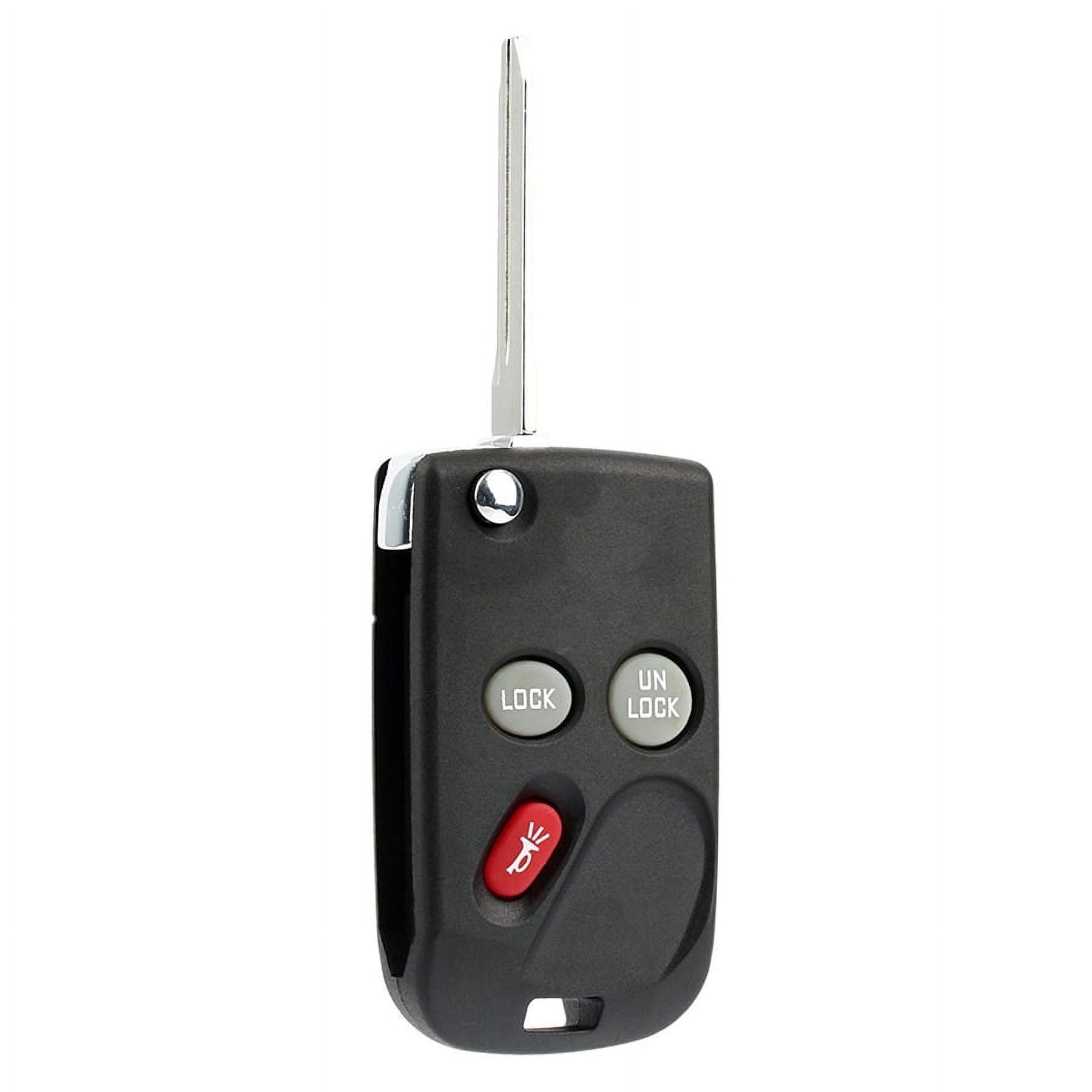 KeylessOption Keyless Entry Remote Fob Car Flip Ignition Key ...