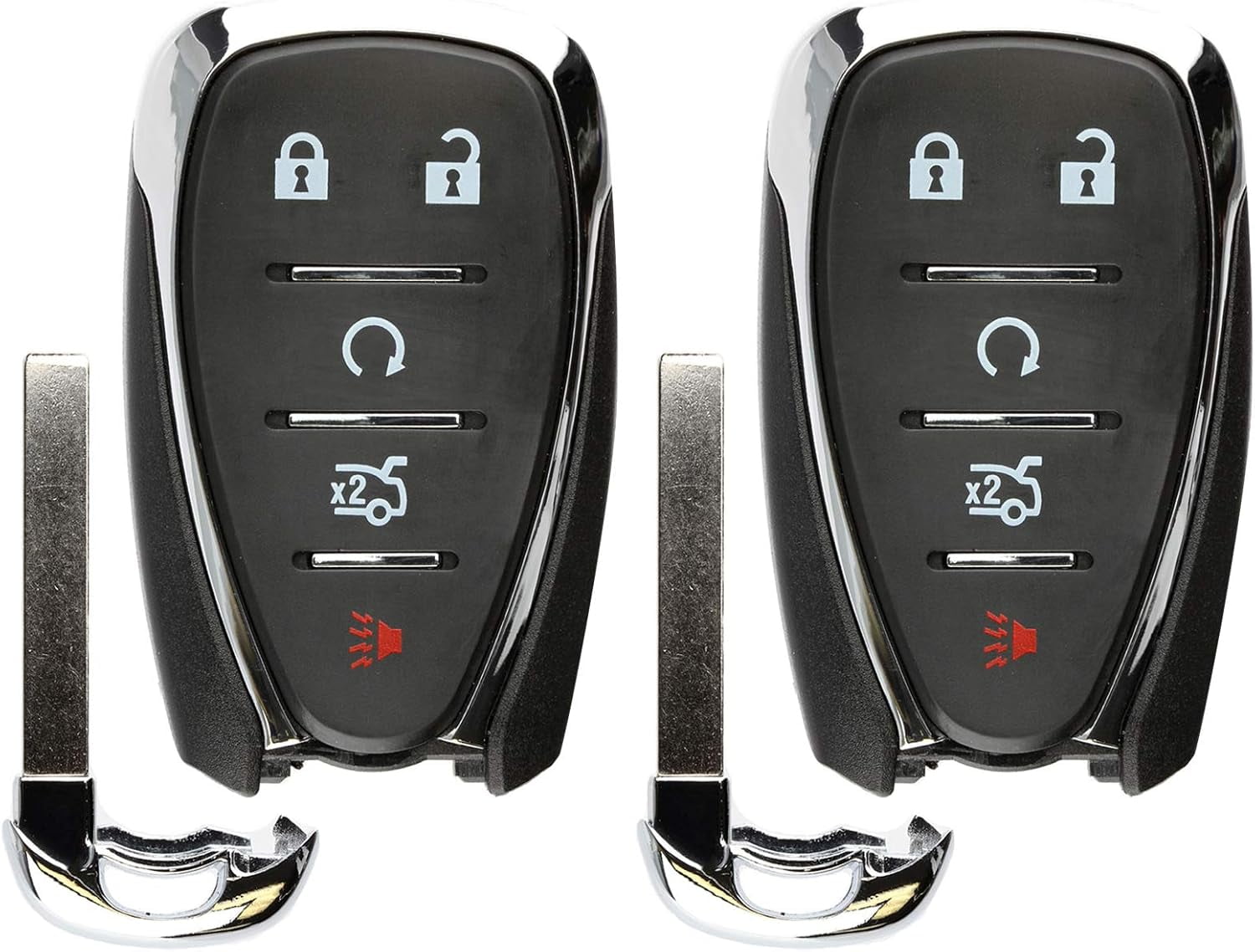 KeylessOption Keyless Entry Remote Smart Car Prox Key Fob W/Key for ...