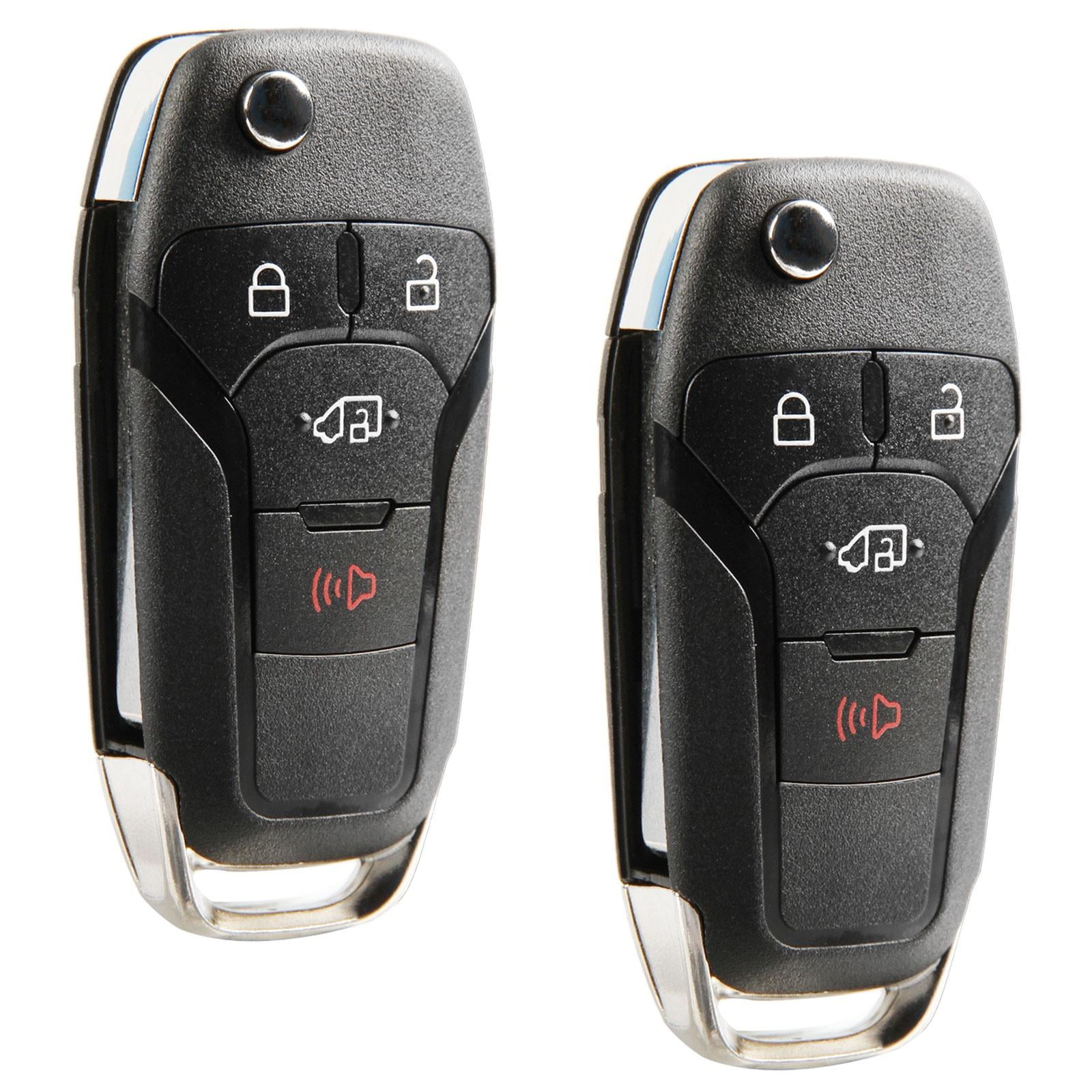 KeylessOption blank key + flip style remote fob for 2019-2020 Ford ...