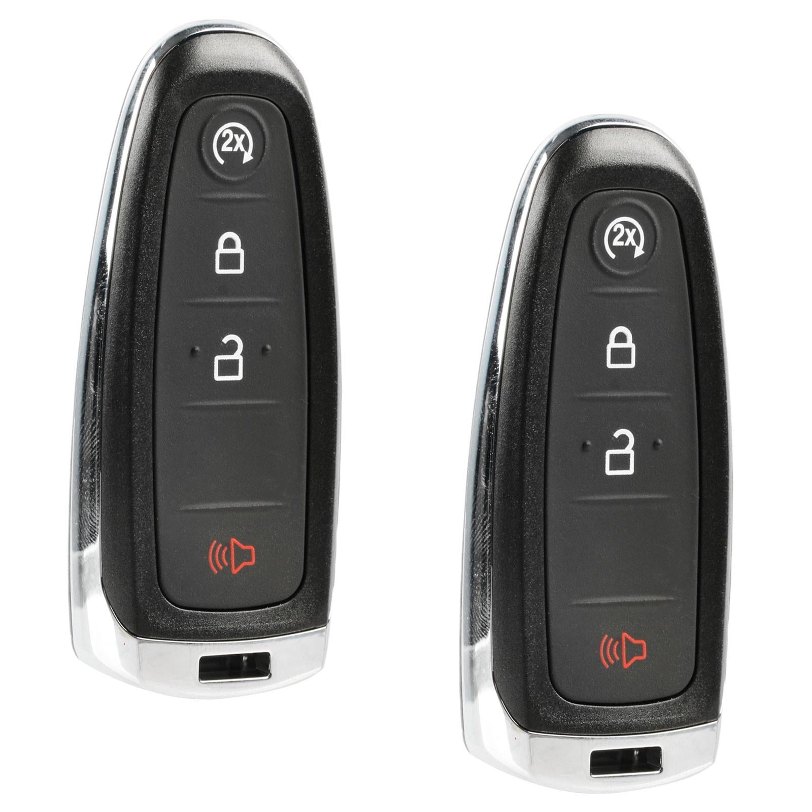 KeylessOption blank key + remote fob for Ford F150 (164-R8091) 4-button ...