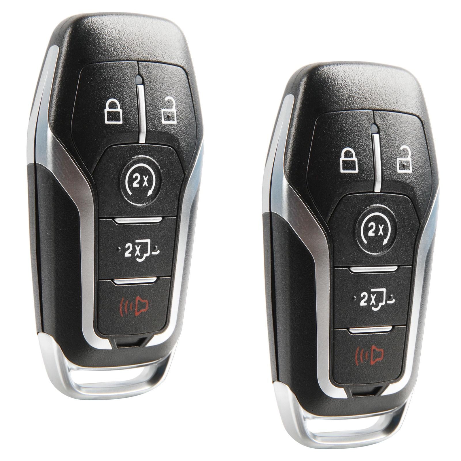 KeylessOption blank key + remote fob for Ford F150 (164-R8117, FL3T ...