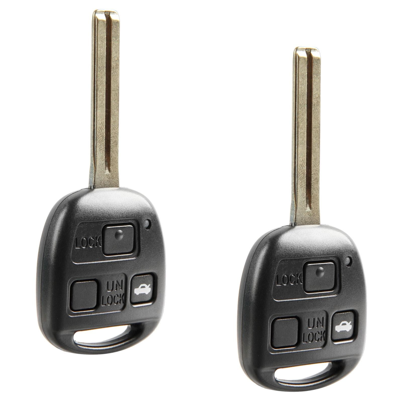 KeylessOption replacement blank key + fob for 1998-2001 Lexus ES, SC ...