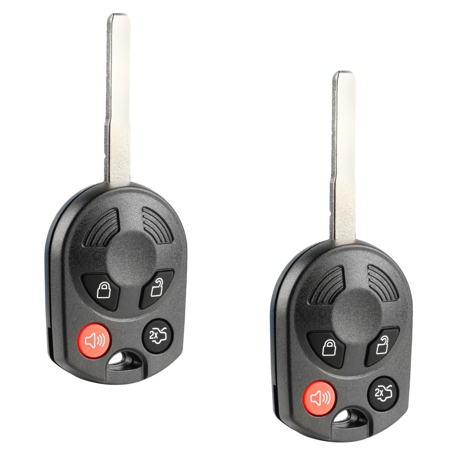 KeylessOption replacement blank key + fob for Ford, Mercury, Lincoln ...
