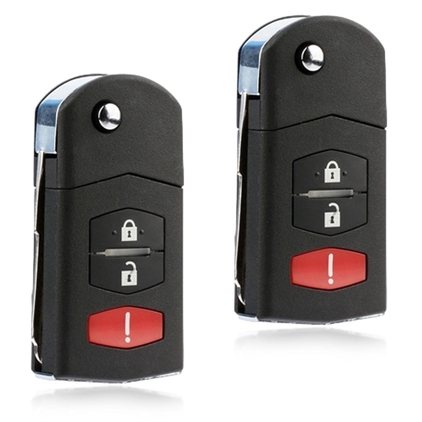 KeylessOption replacement blank key + fob for Mazda 6, RX-8 (GP7A675RYB ...