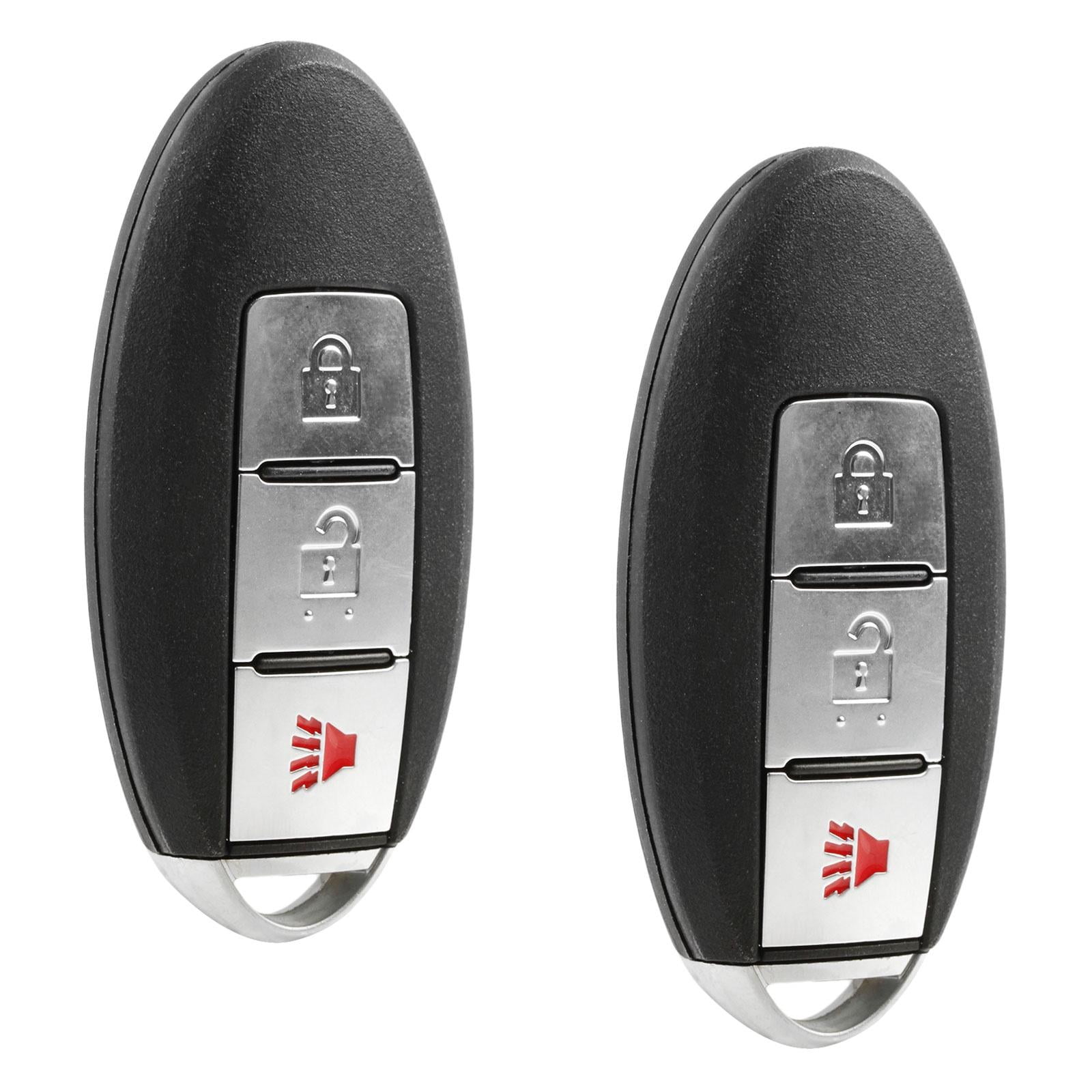 KeylessOption Replacement Blank Key and Fob for Nissan Rogue, Versa ...
