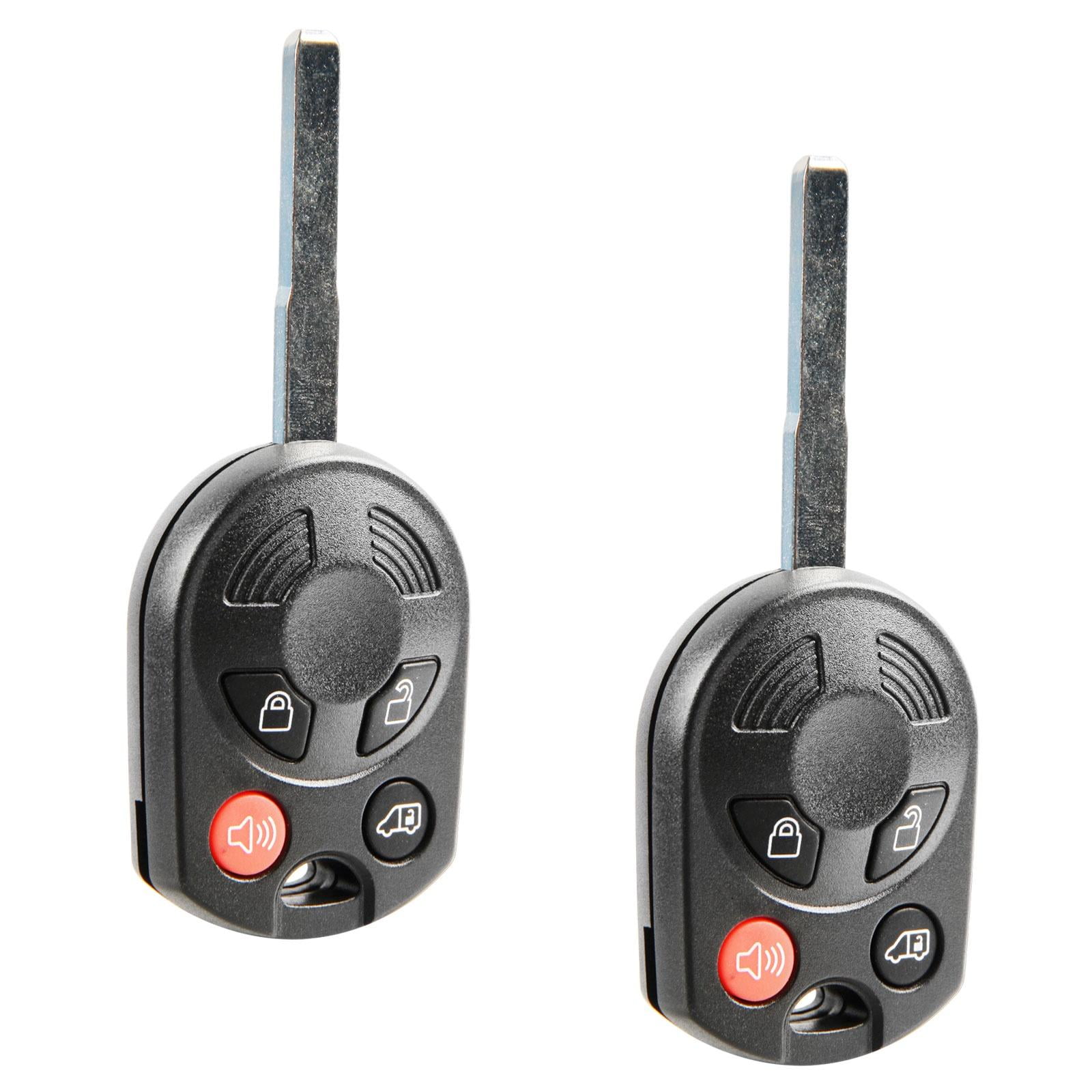 KeylessOption replacement blank key + remote for 2015-2020 Ford (164 ...