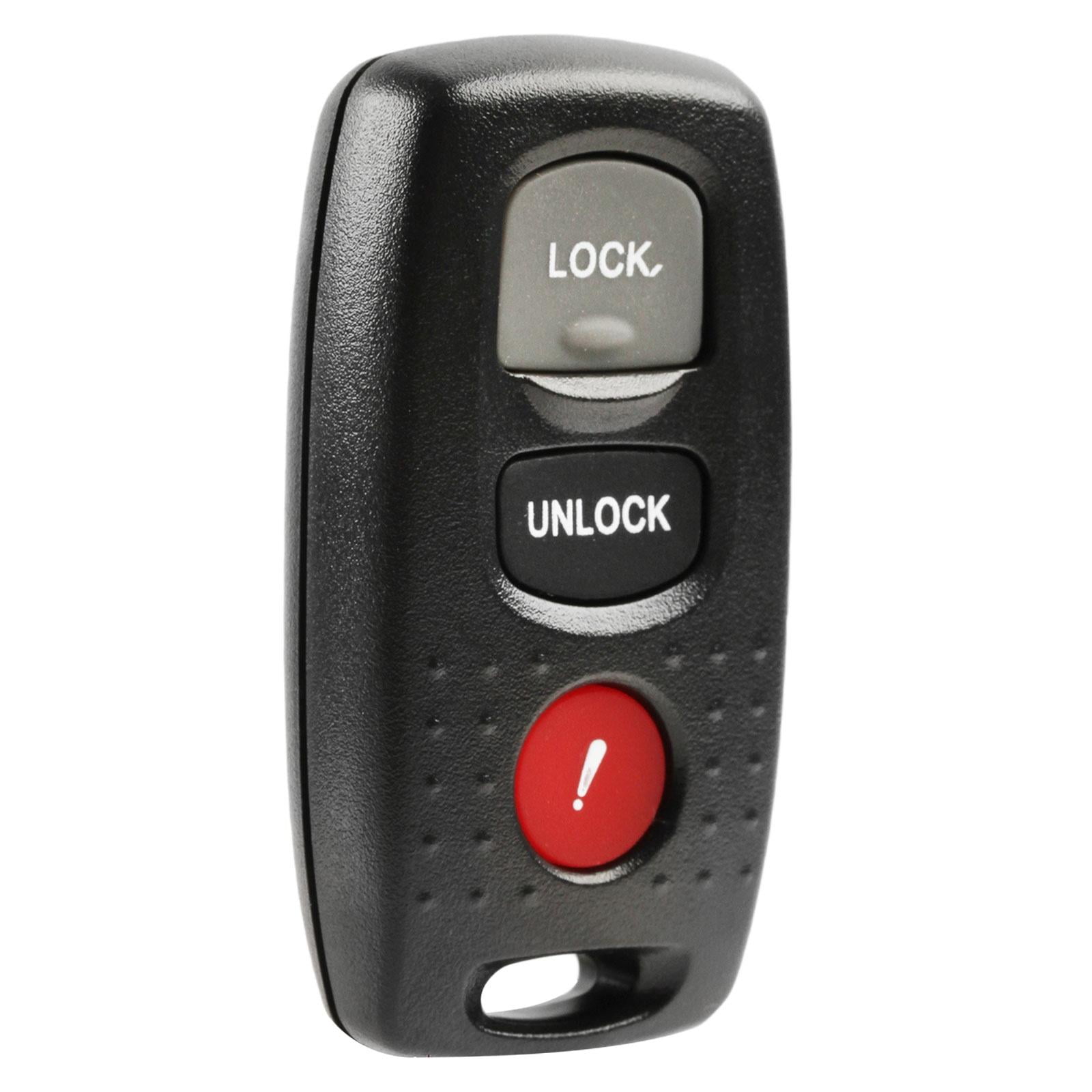 KeylessOption replacement fob for 2007-2009 Mazda 3 (BAN6675RY) 3 ...