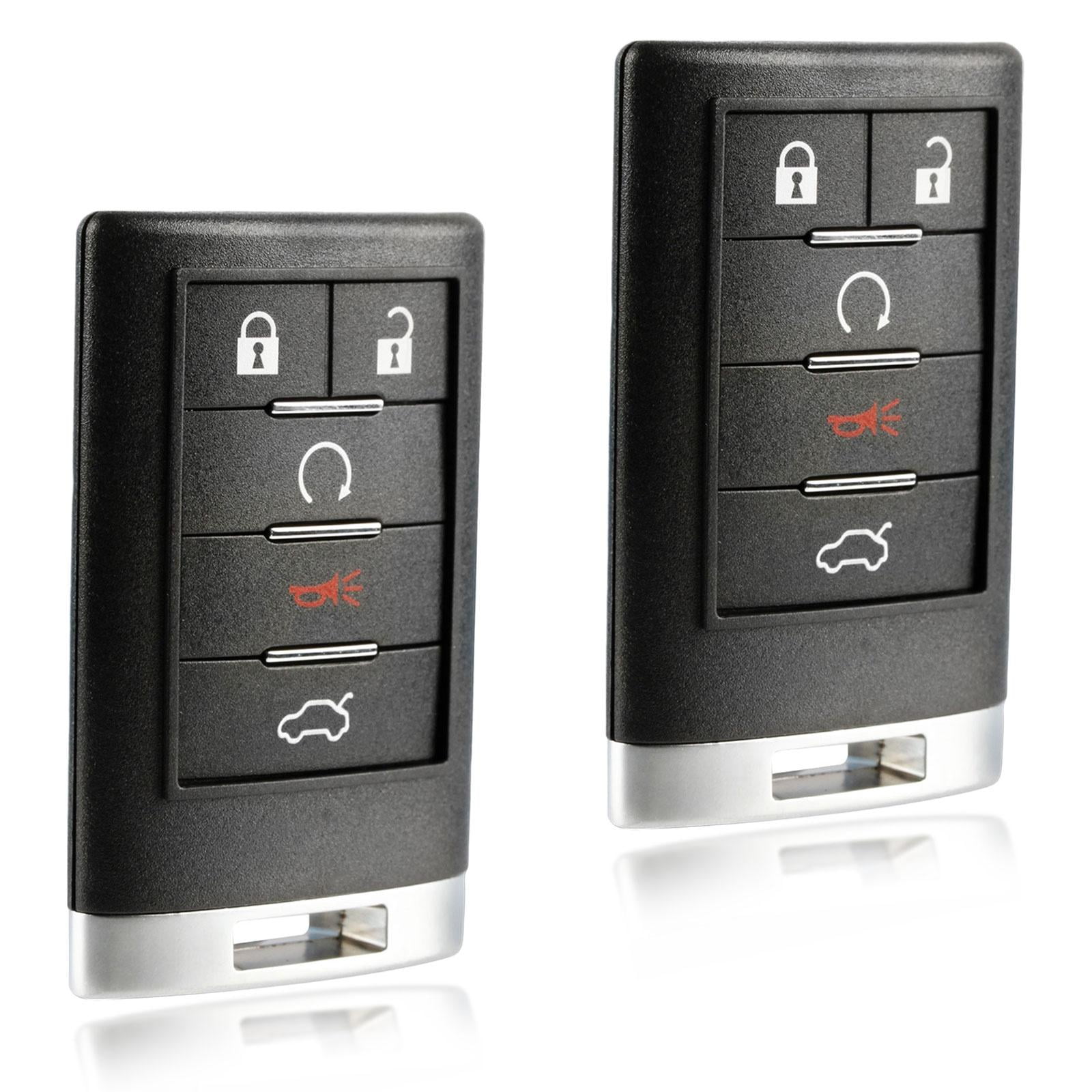 KeylessOption replacement fob for Cadillac CTS, DTS (OUC6000066) 4 ...