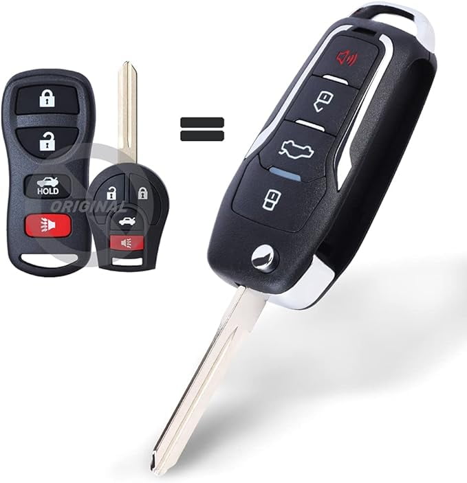 Keymall Upgraded Key Fob Keyless Entry Remote Control for Nissan Altima ...
