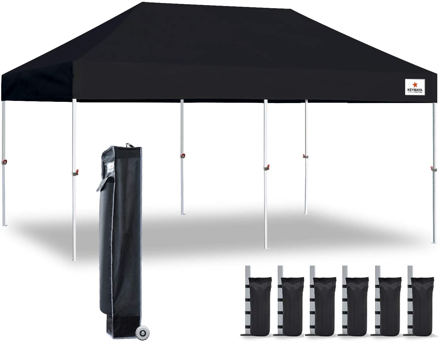Keymaya 10x20 Ez Pop Up Canopy Tent Commercial Instant Shelter Canopies ...