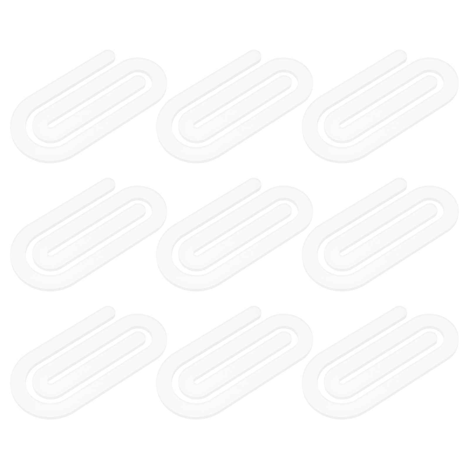 Keyohome 10 Pcs Sublimation Blanks Paper Clips 4inch Compact ...