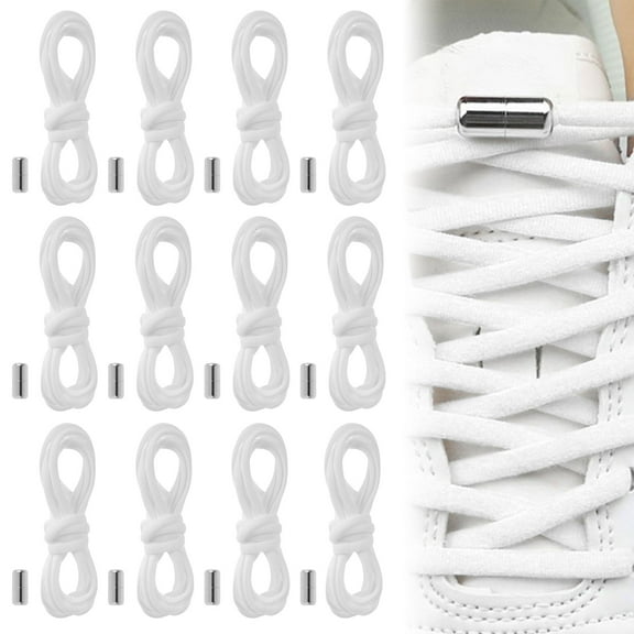 2 Pairs Elastic Tieless Shoe Laces for Sneakers, No Tie Shoelaces for ...
