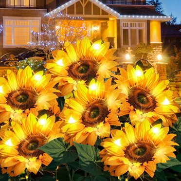 Moonrays 92276 Solar Powered Hanging Floral Stained Glass LED Lantern ...